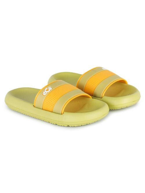 Buy Ego Easy Yellow Light Weight cushioned Flip-Flop for women Online at Best Prices in India ...