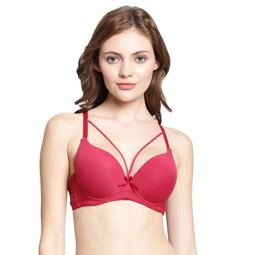 Buy PrettyCat 36B Solid Polyester Blend Push-Up Bra For Women(PC-BR-7013) Online at Best Prices ...
