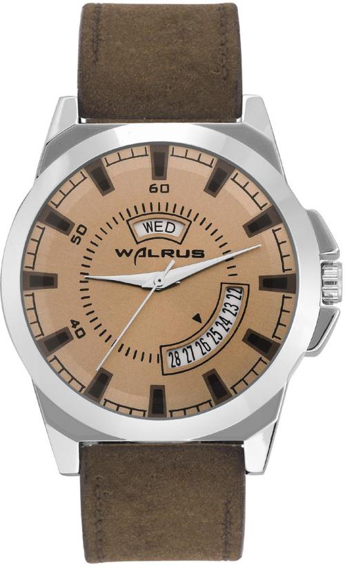 Buy Walrus Analog Brown Dial Brown Strap Watch For Men Online at Best ...