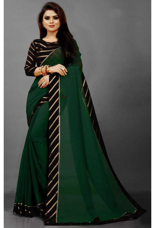 Buy Emban BEUTIFULL VICHITRA SILK WITH BROCADE LACE AND BLOUSE Online ...