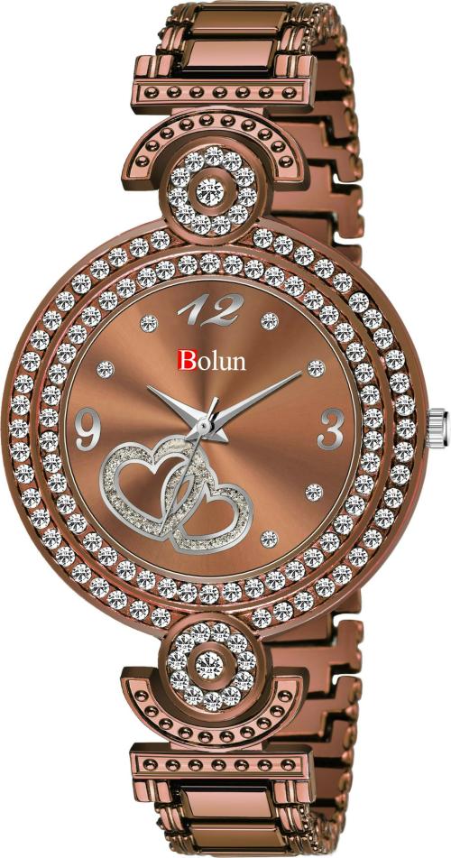 Buy Bolun Analog Brown Dial Brown Strap Watch For Women Online at Best ...