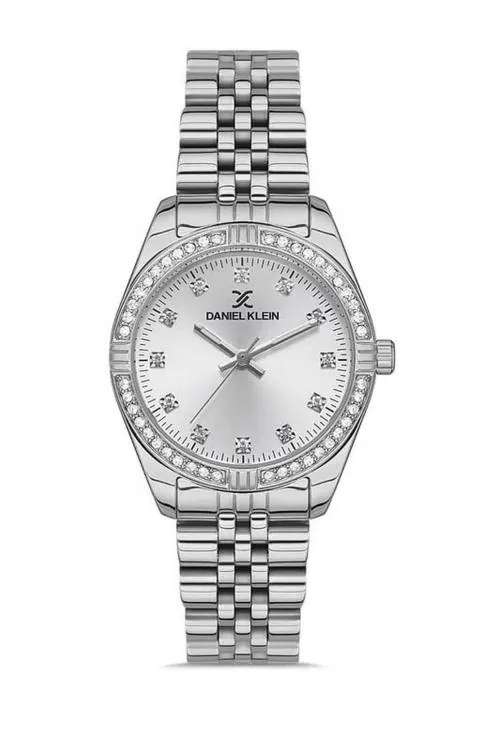 Buy DANIEL KLEIN Analog Silver Dial and Strap Watch for Women - (DK.1. ...