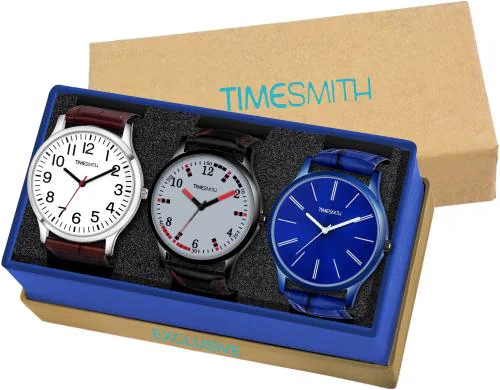 Buy Timesmith Analog Multicolor Dial Multicolor Strap Watch for Men ...