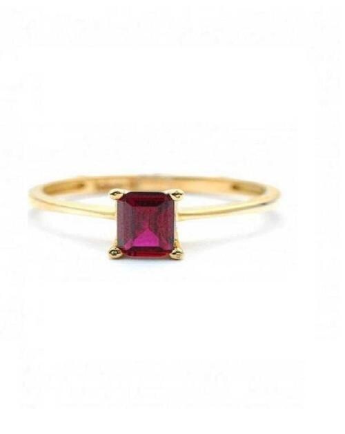 Buy Ceylonmine Lab Certified Ruby Manik Gold Plated Ring Online at Best ...