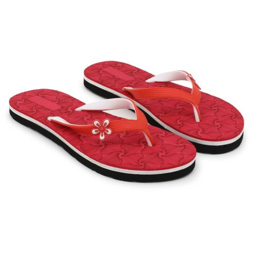 Buy Bizwiz Red Rubber Slippers for Women & Girls Online at Best Prices ...