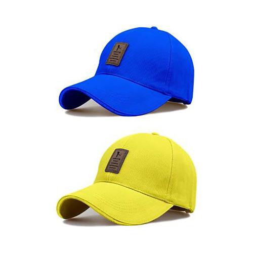 Buy ALAMOS Unisex Light Blue and Yellow Ediko Cotton (Pack of 2) Online ...