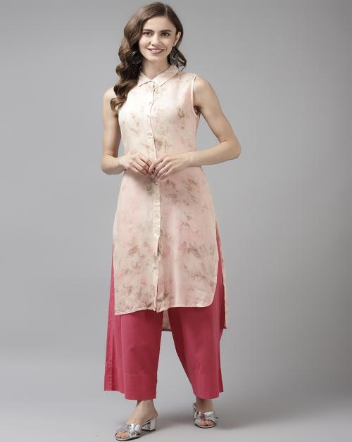 Buy Aarika Womens Fawn Color Cotton Solid Kurti Online at Best Prices ...