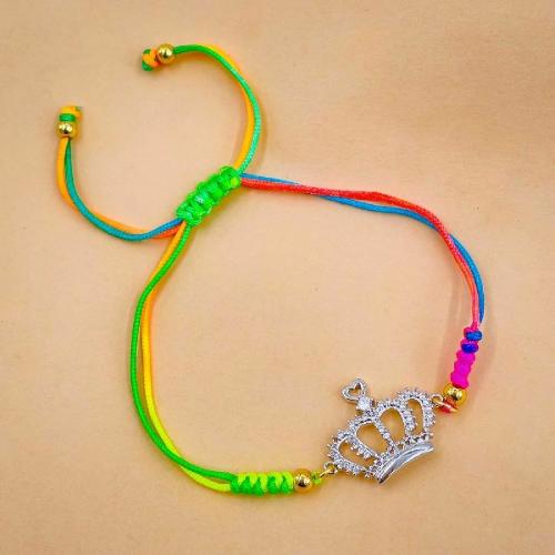 Buy Zivom Princess Crown Copper Silver Cubic Zirconia Thread Adjustable ...