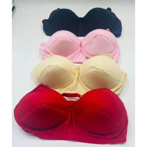 Buy ULTRAUNDIES Women's Cotton Padded Non-Wired Full Cup Bra pack of 4(Size)-30A Online at Best ...