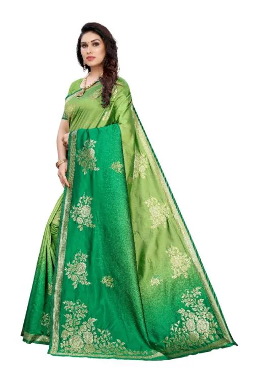 Buy SAT KAIVAL FASHION Women's Banarasi and Kanjivaram Soft Lichi Silk ...