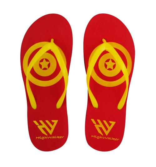 Buy HighWalker Women's Red Flip Flops Online at Best Prices in India ...
