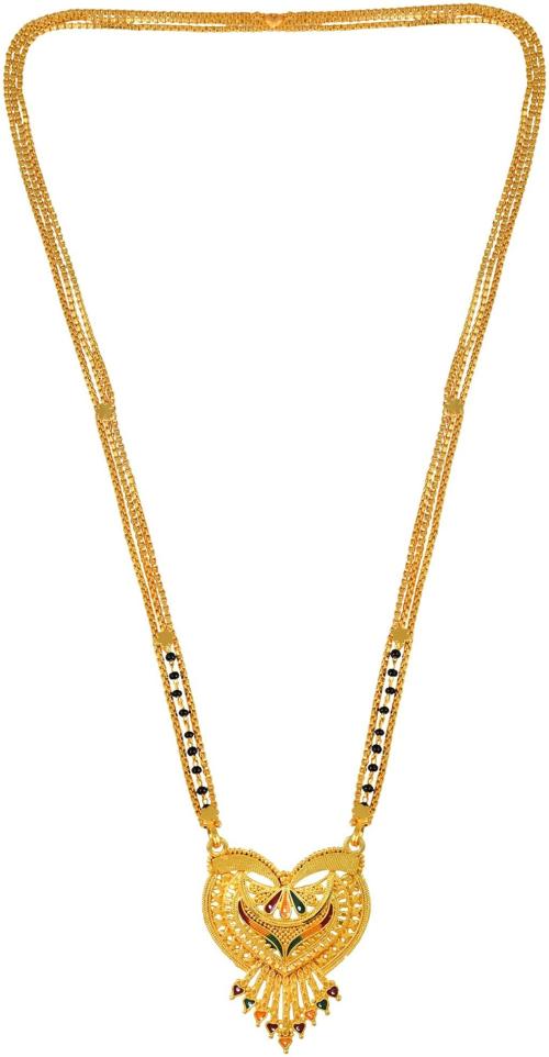 Buy ADMIER Gold Plated Brass, Heart Shape Design raswara Handwork ...