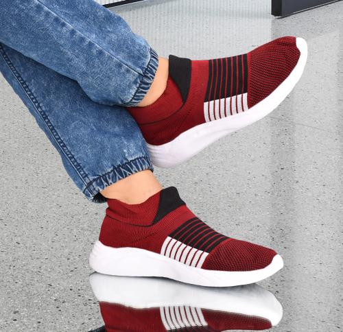 Buy Afreet Men's Sports Shoes for Running and Walking. (Red) Online at ...