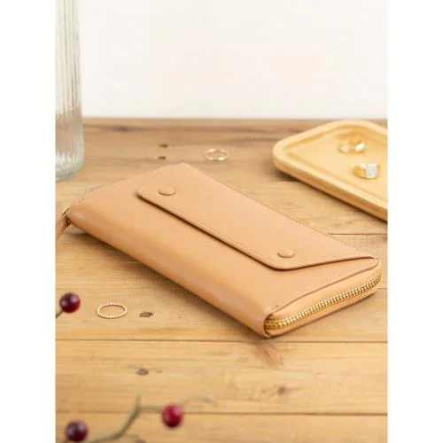 Buy THE MESSY CORNER Tan PU Solid Women Wallets Online at Best Prices ...