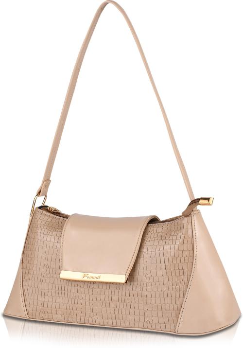 Buy Fommil Women Beige Shoulder Bag Online at Best Prices in India ...