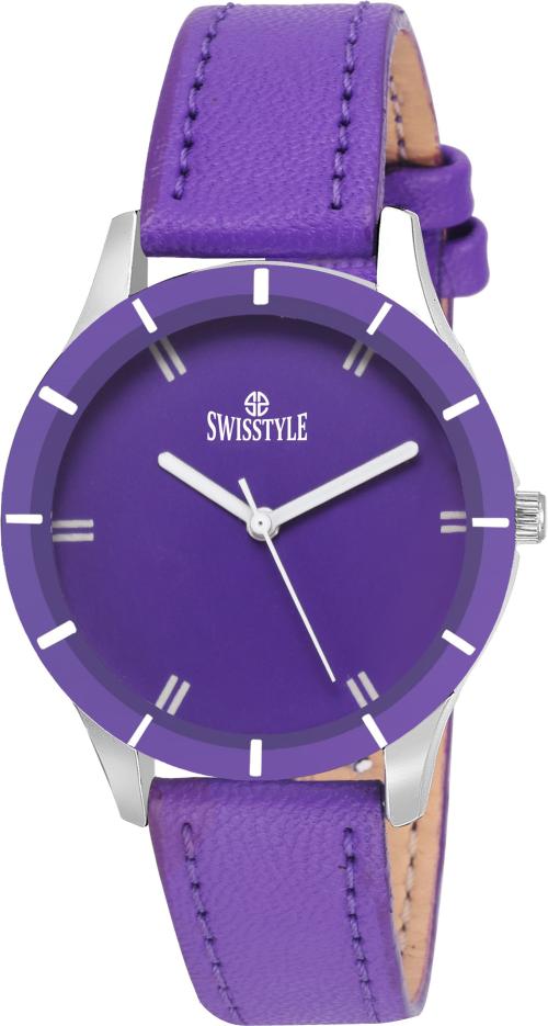 Buy Swisstyle Analog Purple Watch For Men And Women-Unisex (Ss-Lr065 ...