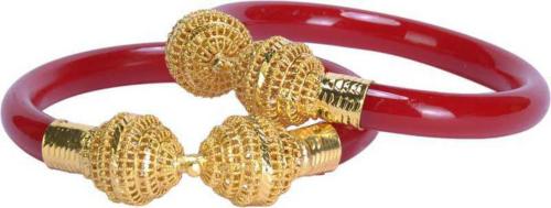 Buy NEXT CREATION Plastic Gold-plated Bangle Set (Pack of 2) Online at Best Prices in India ...