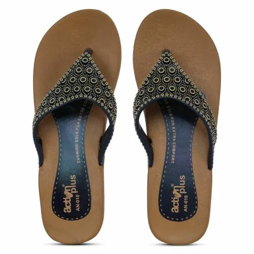 Buy Action Comfortable Brown Slipper For Women Online at Best Prices in ...