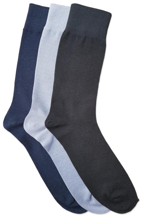 Buy ONCH Men Cotton Full Length Socks Free Size - Pack of 3 Online at ...