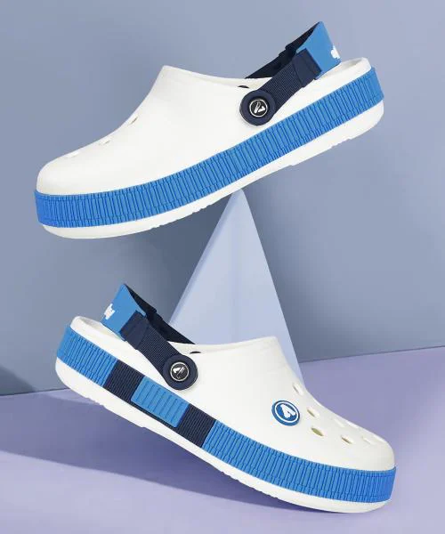 Buy Aqualite White & Blue Clogs For Men Online at Best Prices in India ...