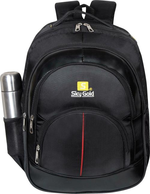Buy Sky Gold Black Denim College Casual Backpack, 50 L Online at Best ...