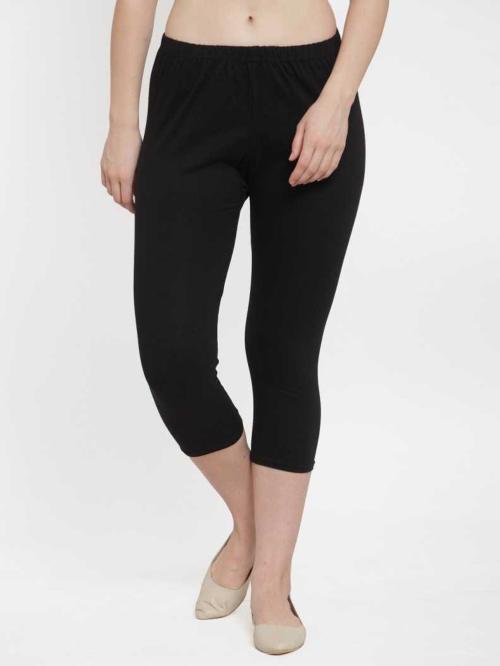 Buy Comfystyle Women Black Capri (Xl) Online at Best Prices in India ...