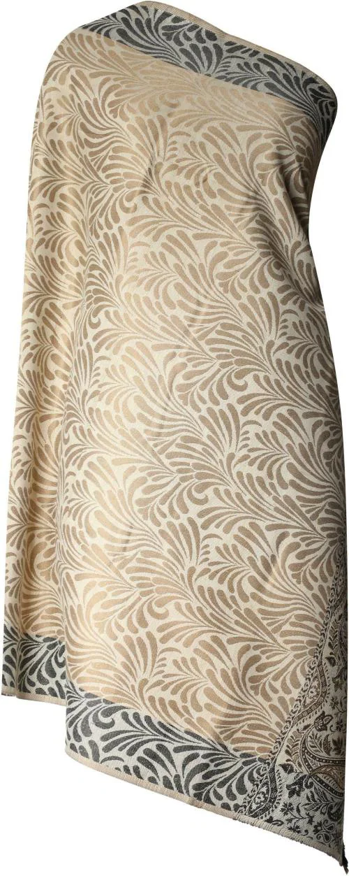 Buy Vasaba Polyester Embroidered Women Shawl (Beige) Online at Best Prices in India - JioMart.