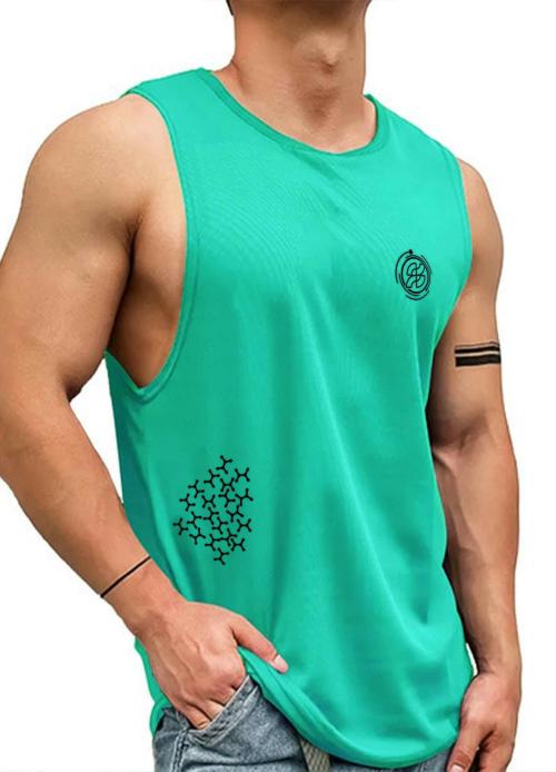Buy Pack of 1 Ausk Light Green Men Vest Online at Best Prices in India ...