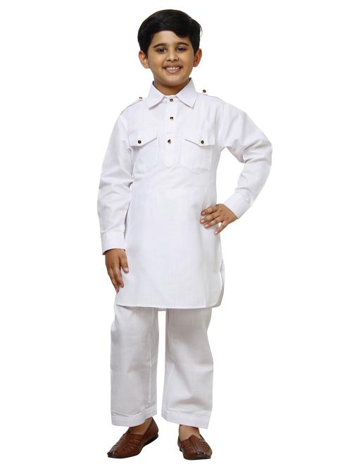 Buy Pro-Ethic Style Developer Ethnic 2- Piece Pathani Suit Set For Kids ...