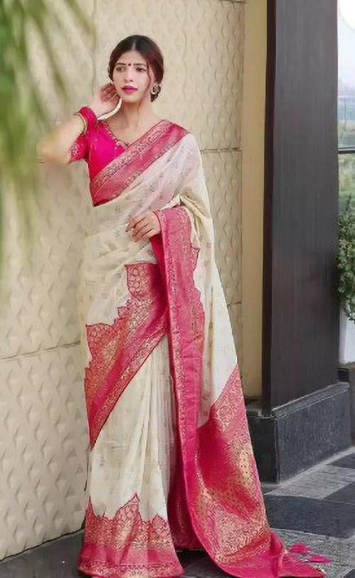 Buy Lyuson Women White Graphic Print, Checkered Silk Blend, Jacquard ...