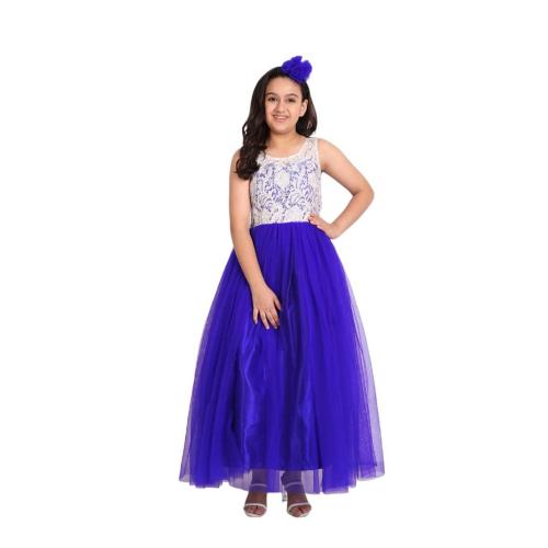 Buy TILISM Girls Royal Blue Frock Dress Online at Best Prices in India ...