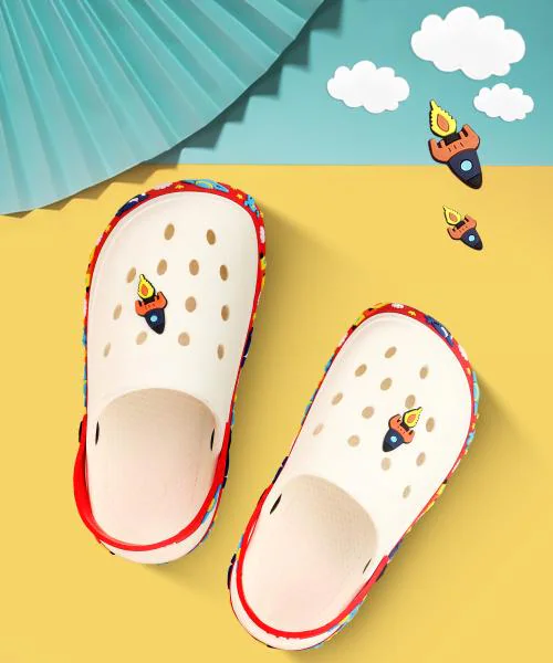 Buy Aqualite Unisex White, Red Clogs Online at Best Prices in India ...