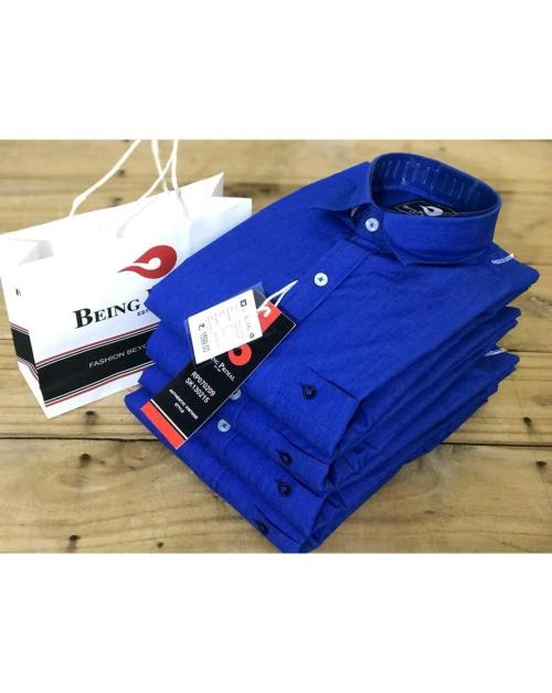 Buy BEING PRIMAL American Thread Premium Quality Mens Oxford Cotton ...