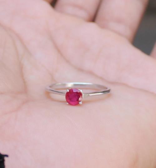 Buy Chopra Gems & Jewellery Brass Ruby Manik Ring (Men and Women) - Free size Online at Best ...