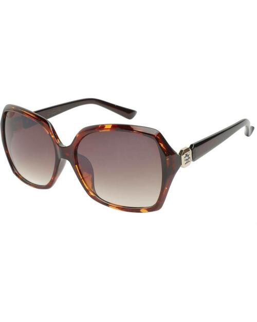 Buy IDOR UV Protection Over-Sized Full Frame Brown Sunglasses Women ...