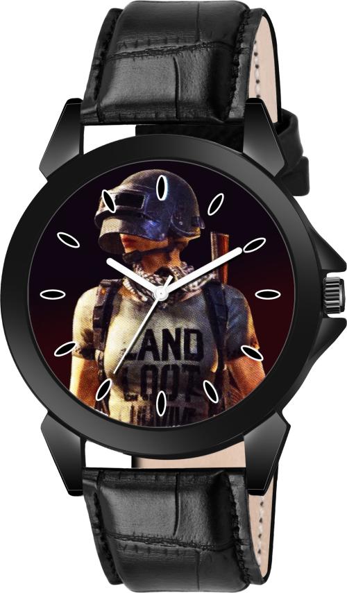 Buy HMTO PUBG Analog Black Dial And Strap Watch For Men And Women ...
