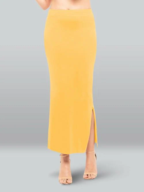 Buy Lyra Slimming Saree Shaper Petticoat with Hidden Drawstring & Side ...