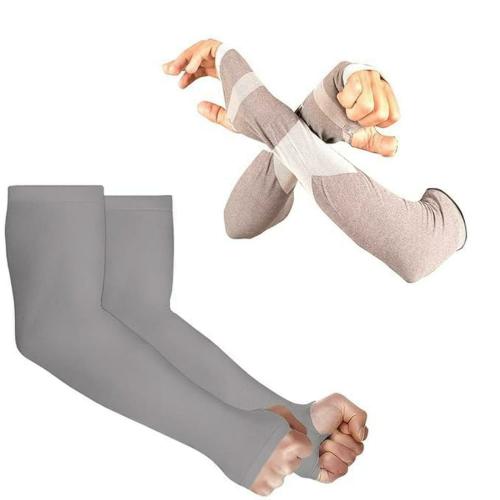 Buy Shirsh UV Sun Protection Arm Sleeves With Thumb Hole For Summer ...