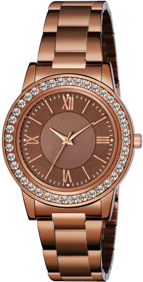 Buy TRUE COLORS Analog Brown Dial Brown Strap Watch for Women Online at ...