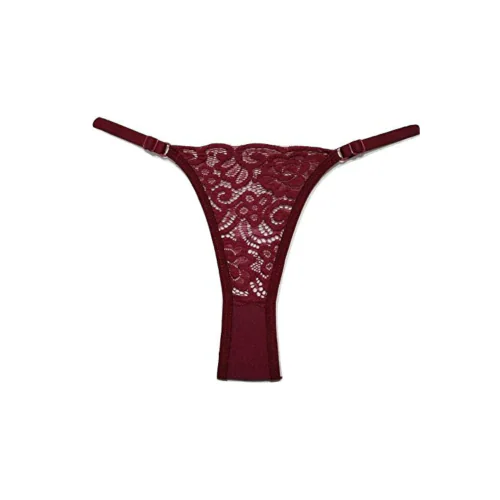 Buy Bleeding Heart Women's Maroon Free Size Net Lace Thongs For Women pack of 1 Online at Best ...