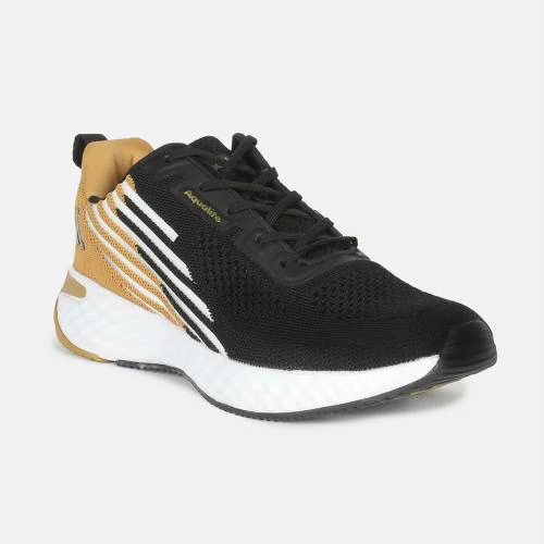 Buy Aqualite Mens Black, Gold Running Shoes Online at Best Prices in ...