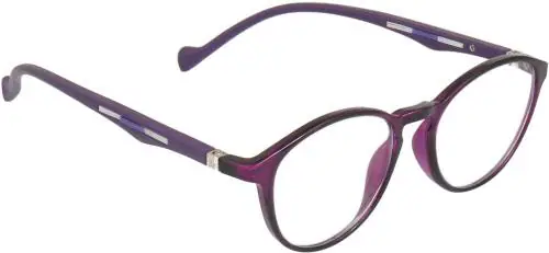 Buy Optify Purple Plastic Full Rim Spectacle Frame For Kids - 44 mm ...