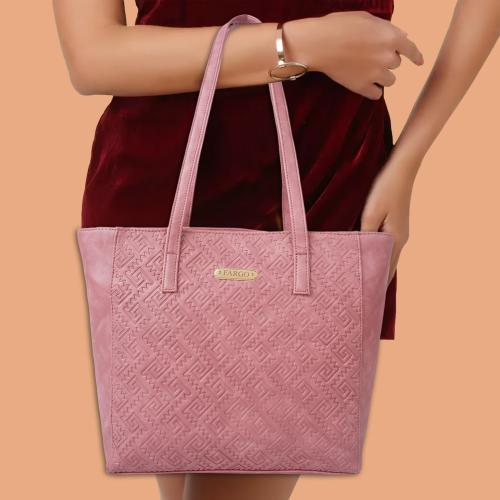 Buy Fargo Pink Synthetic Leather For Handbags & Clutches (FGO-623)B ...