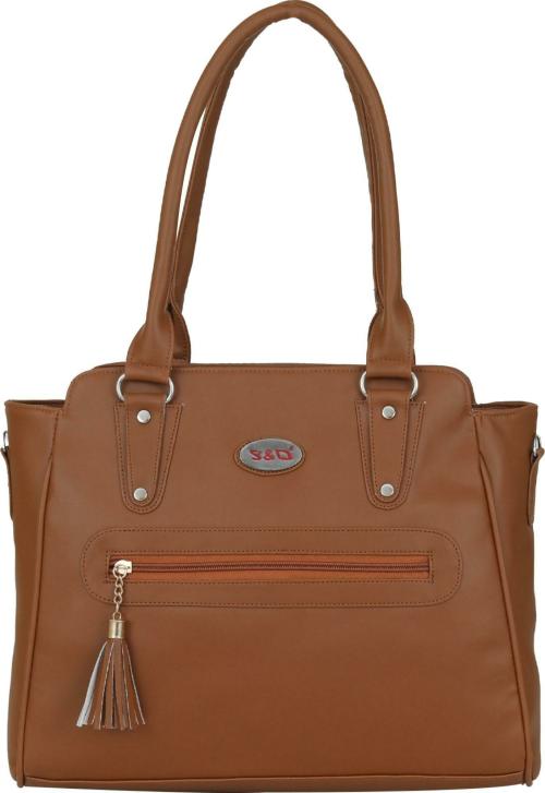 Buy Semiize Women Tan PU Shoulder Bag Online at Best Prices in India ...