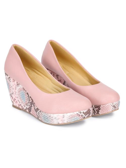 Buy Shezone Women's Peach Wedgess Online at Best Prices in India - JioMart.