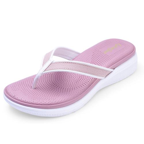 Buy Lotusfeet stylish sandal for women Soft cushioned insole EVA flat ...