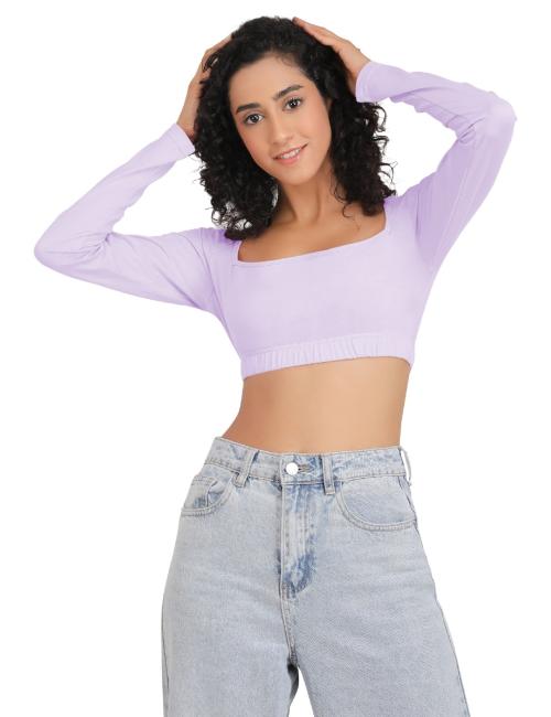 Buy AD2CART A4178 Women Cotton Triangleneck full sleeve Blouse Draw ...