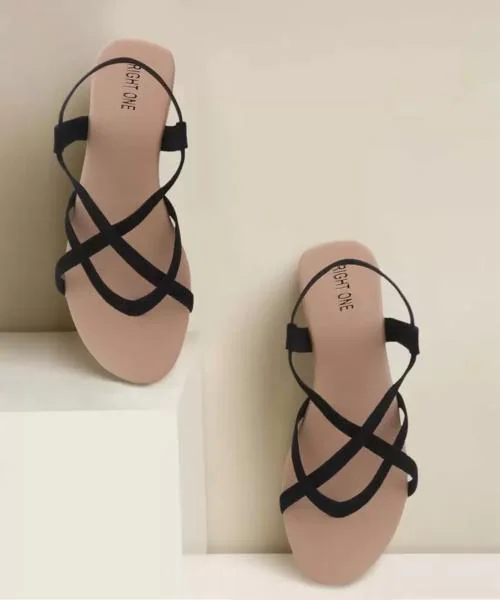 Buy RIGHT ONE Women's Stylish Comfortable Slip On Flip Flop Ethnic ...