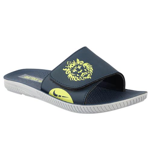 Buy AIRFAX Kid's PU Sliders Daily Use Slippers Flip Flops (LETTO_BLUE_5 ...