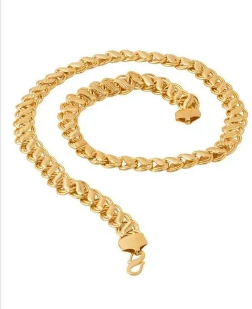 Buy Happy Jewellery Gold Plated Brass Chain for Men Online at Best ...